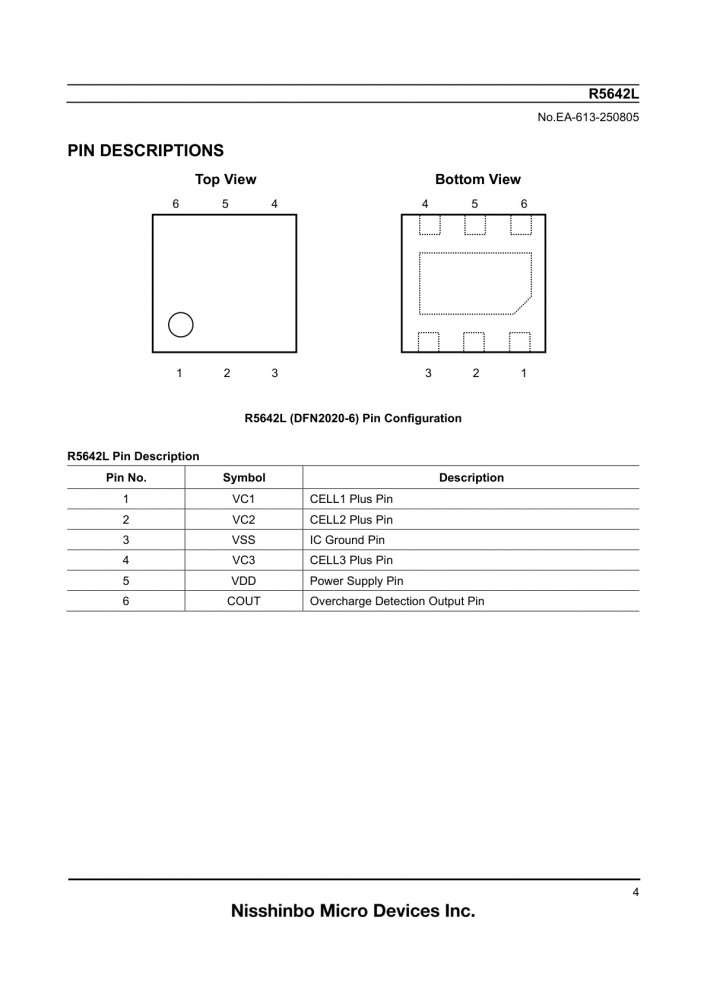 R5642L datasheet page 4