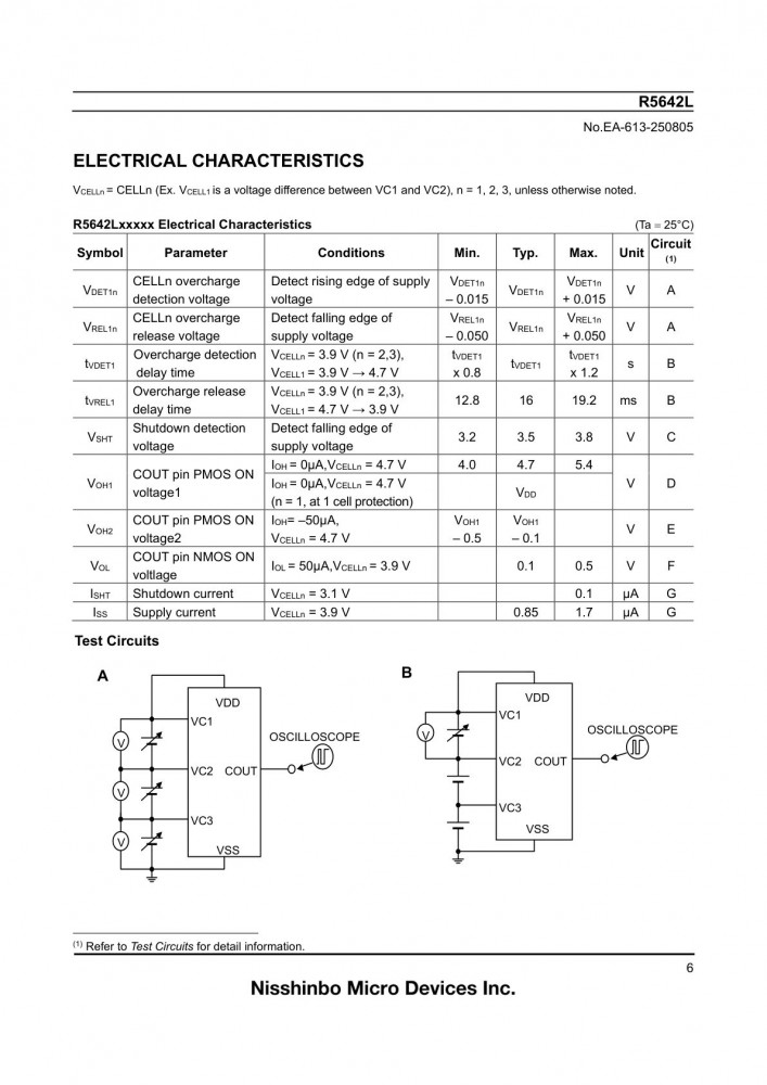 R5642L datasheet page 6