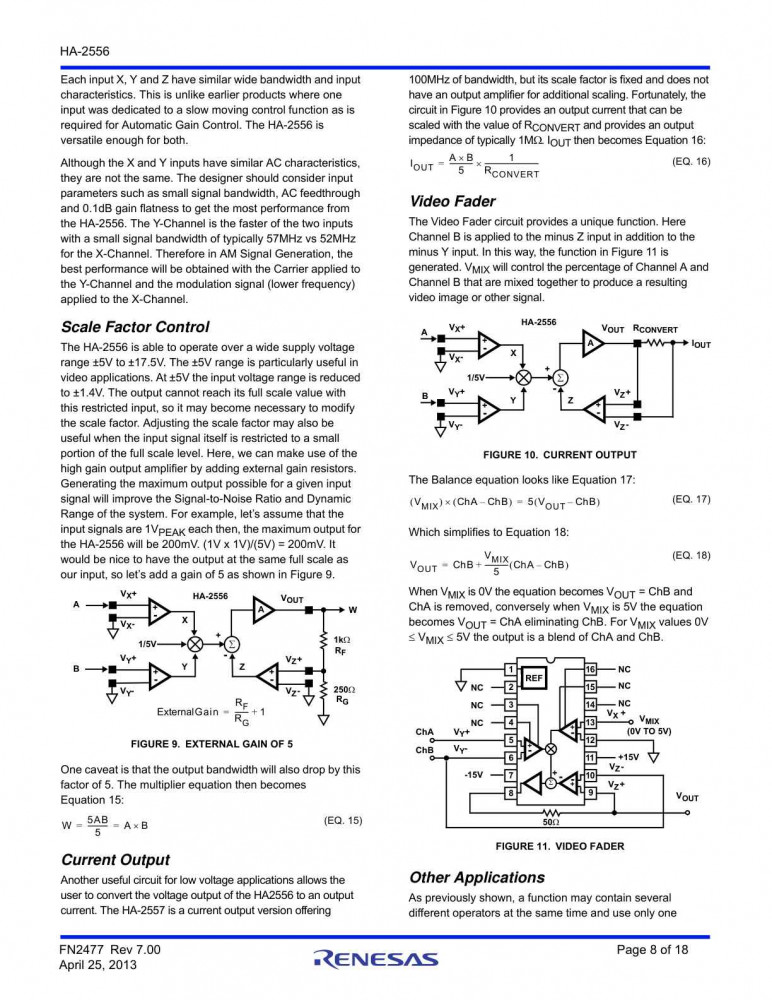 HA9P2556-9Z datasheet page 8