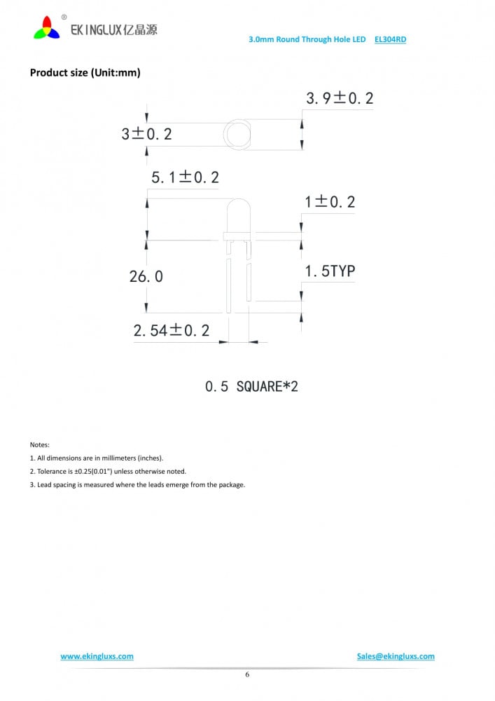 EL304RD datasheet page 6