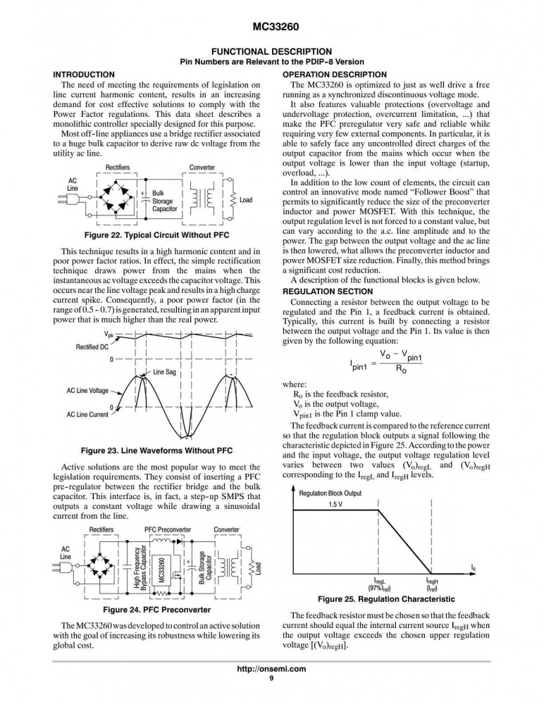 MC33260 datasheet page 9