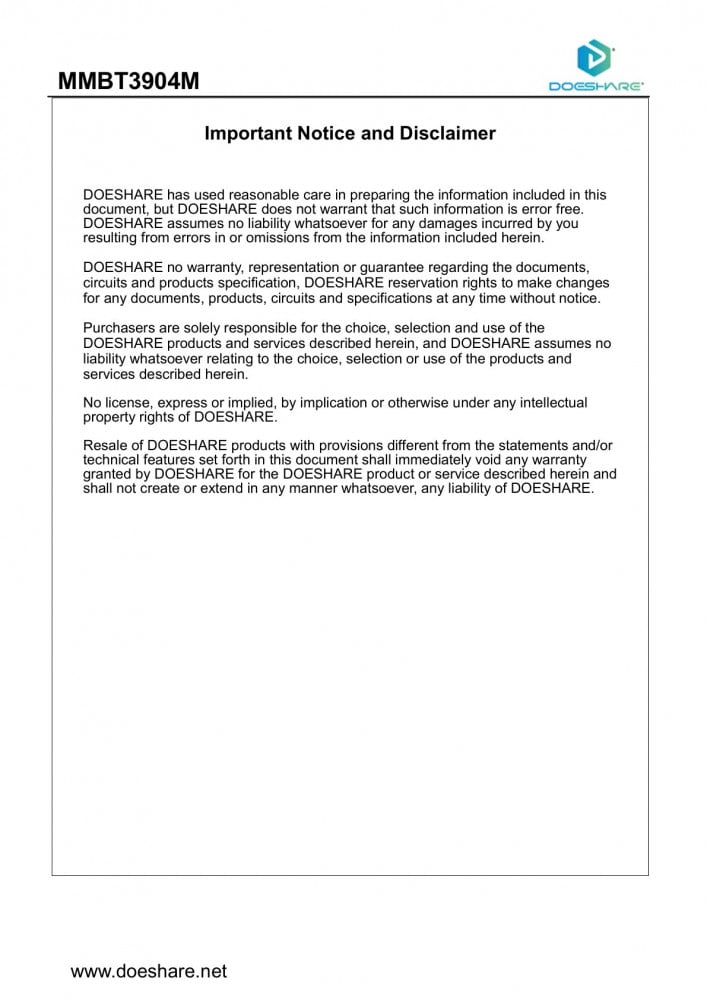 MMBT3904M datasheet page 6