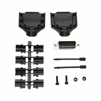 MH CONNECTORS MHDTPK15-K D-Sub Connector Backshell Hood