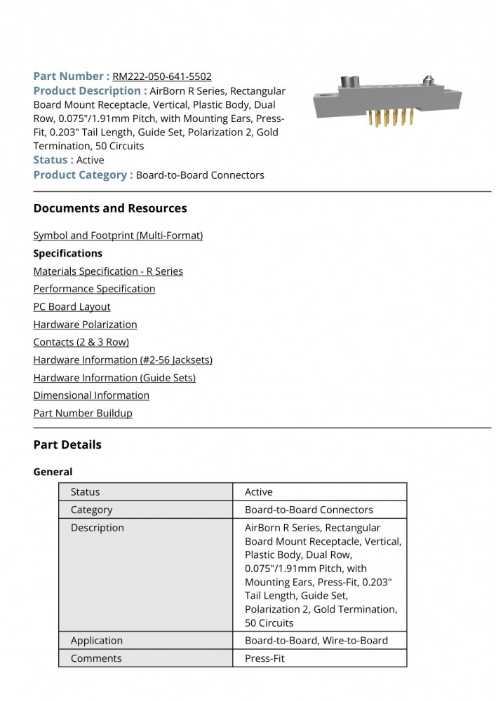 RM222-050-641-5502 technical document image, page 1