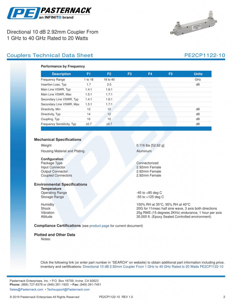 PE2CP1122-10 technical document page 2