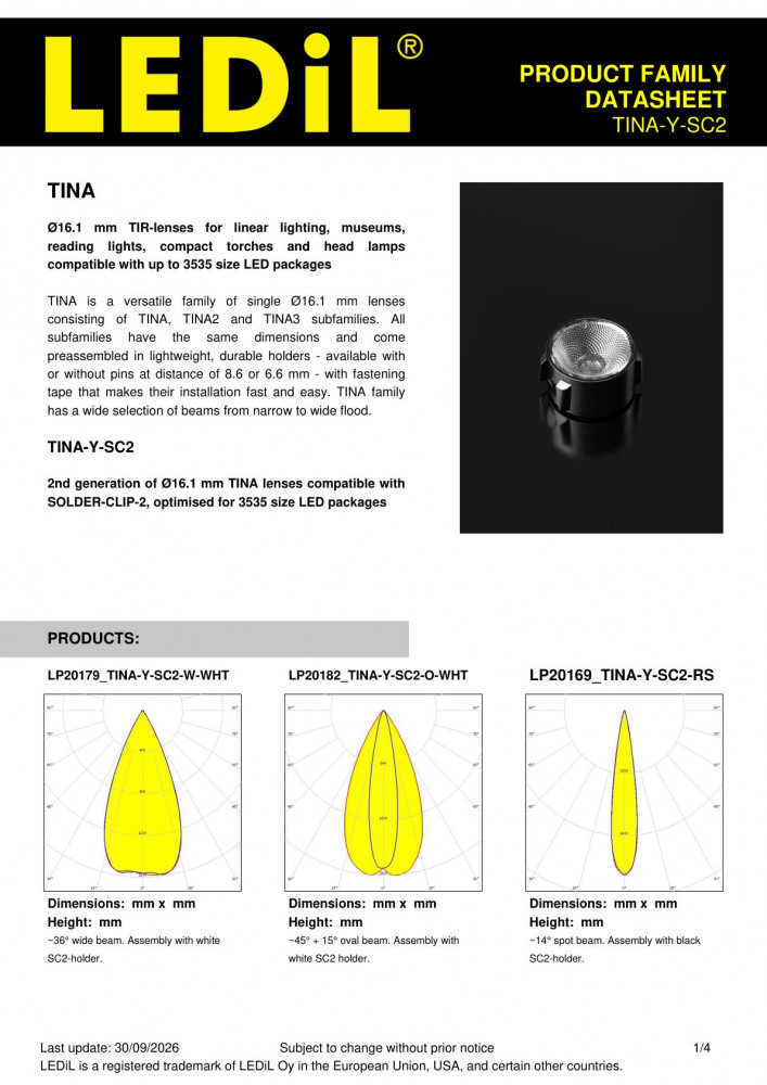 TINA-Y-SC2-W technical document page 1