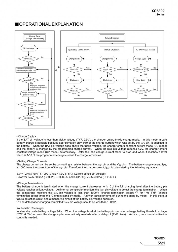 XC6802A42XPR-G datasheet page 5