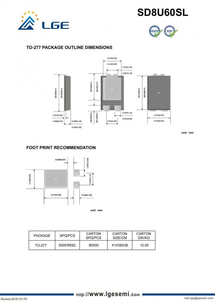 LGE SD8U60SL datasheet page 4