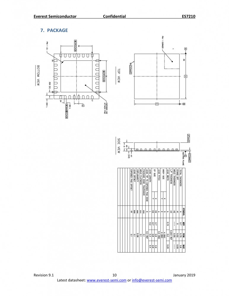 ES7210 datasheet page 10
