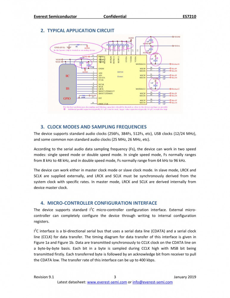 ES7210 datasheet page 3