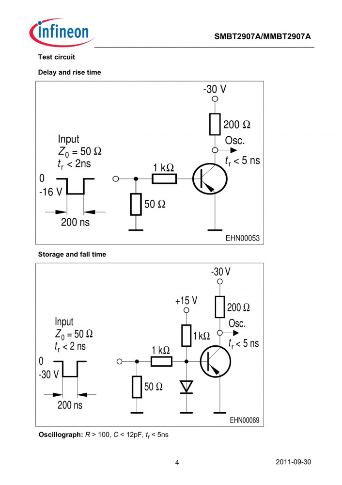 Infineon MMBT2907A datasheet page 4