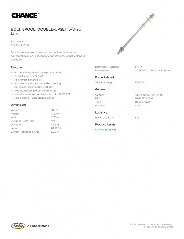 Catalog 7834 product documentation image