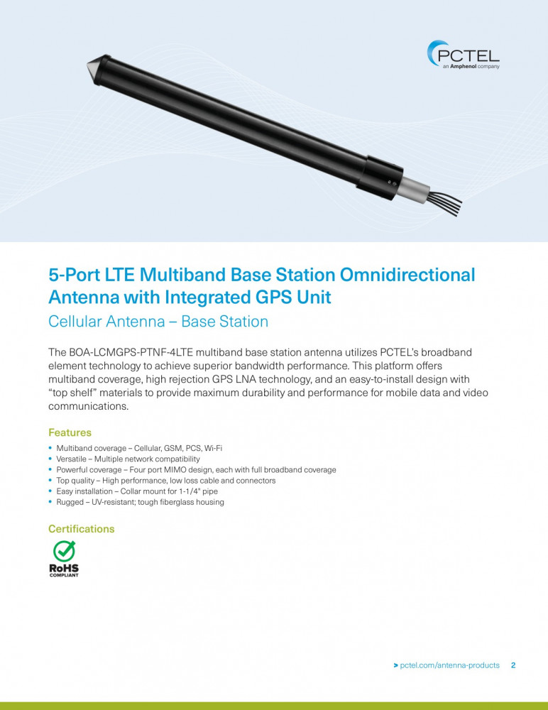 BOA-LCMGPS-PTNF-4LTE product document, page 2