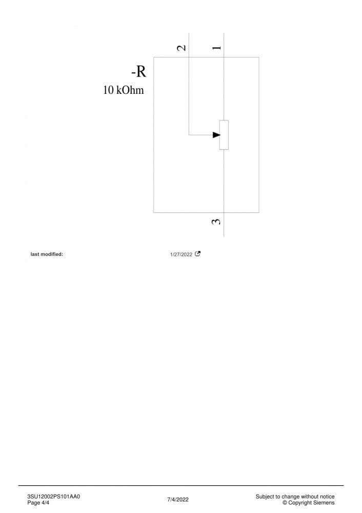 SIEMENS 3SU12002PS101AA0 datasheet page 4