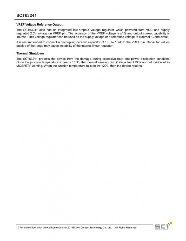 SCT63241FIAR datasheet page 10