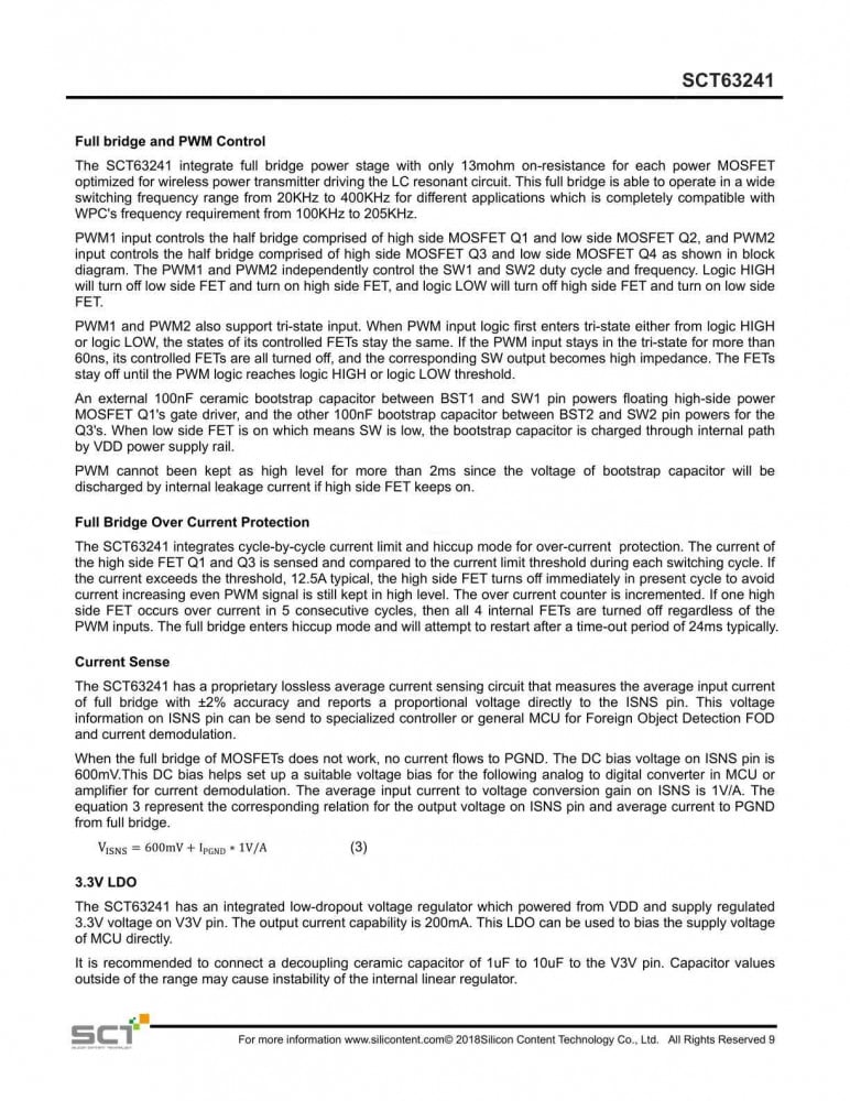 SCT63241FIAR datasheet page 9