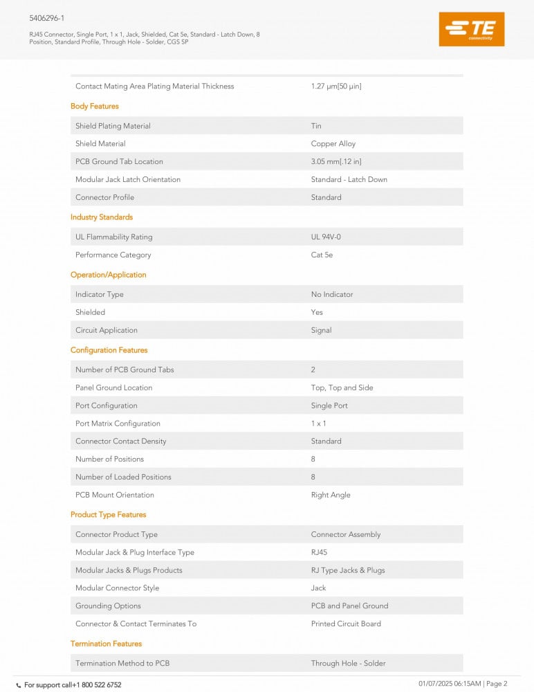 5406296-1 technical document page 2