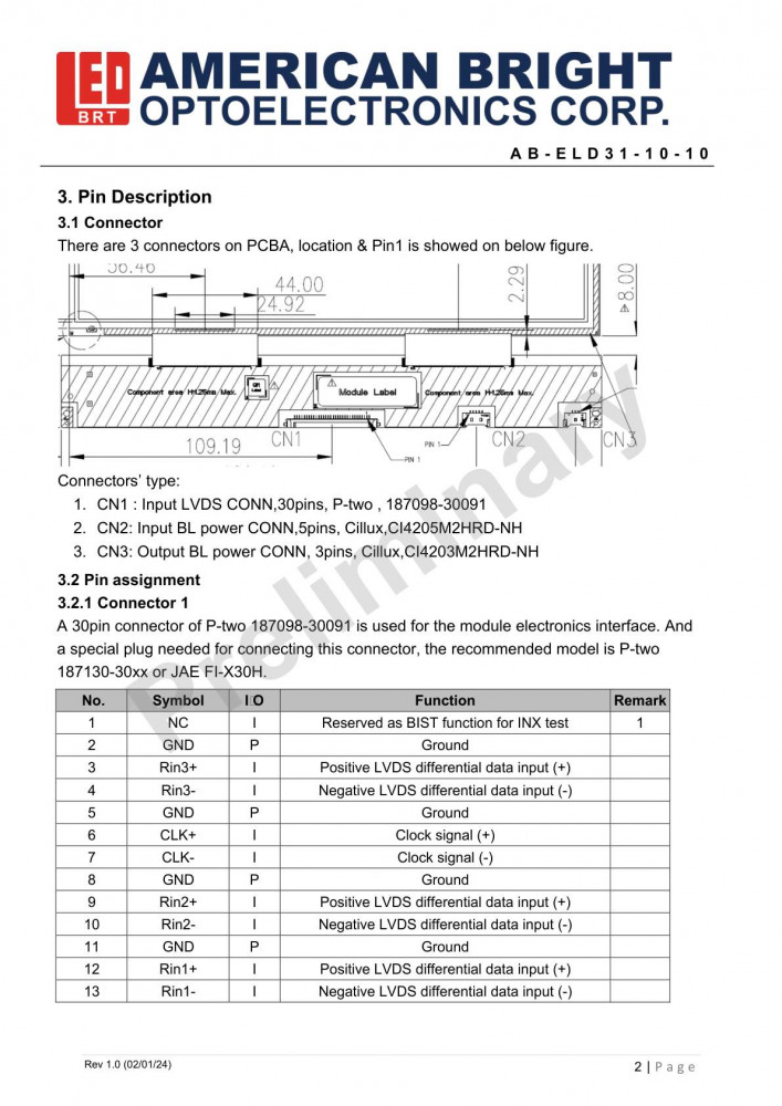 AB-ELD31-10-10 technical document page 2