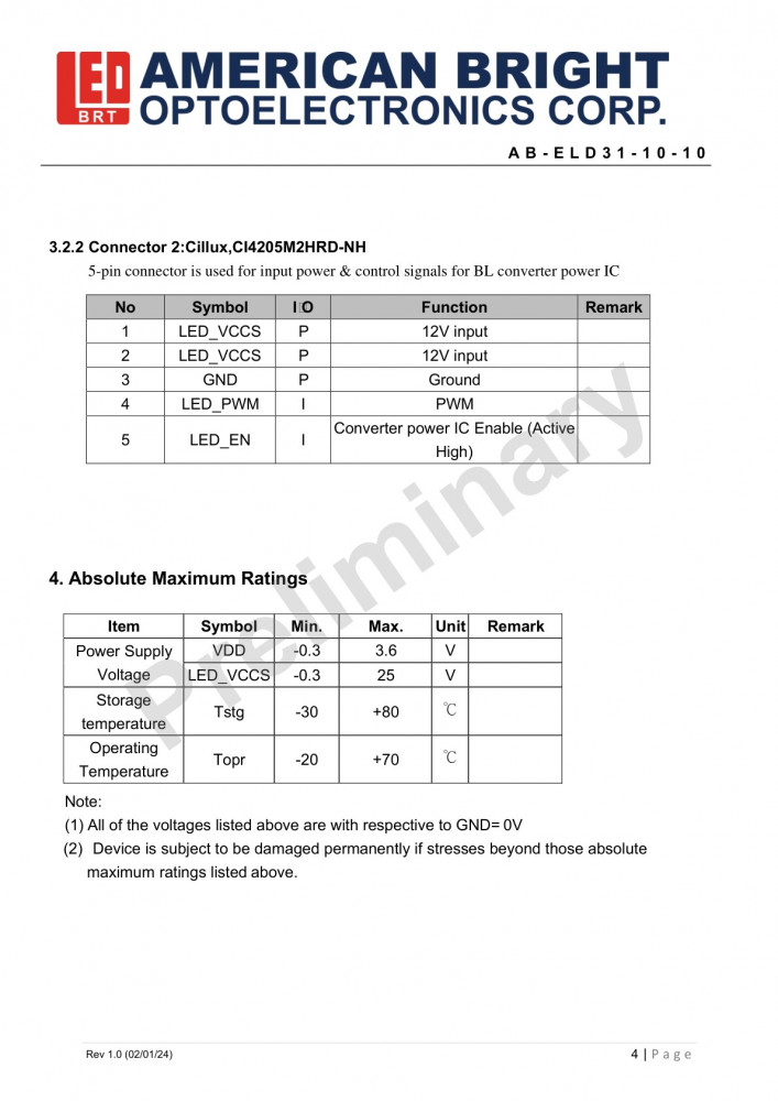 AB-ELD31-10-10 technical document page 4