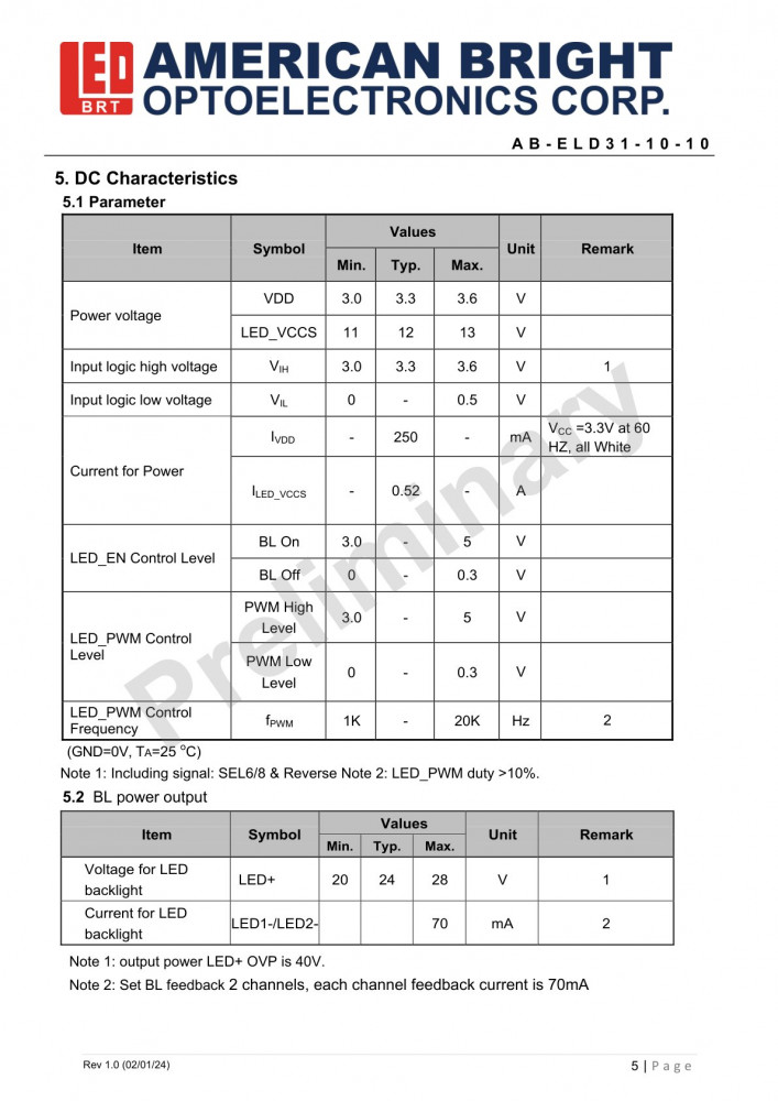 AB-ELD31-10-10 technical document page 5