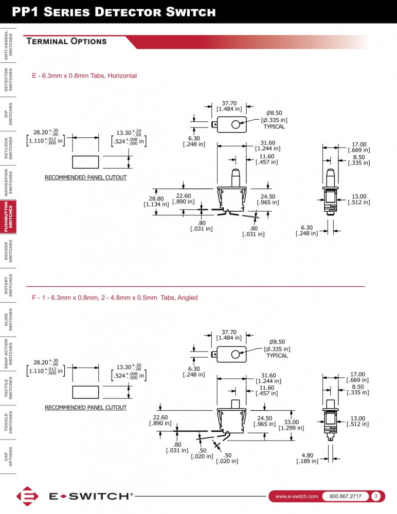 PP1 series technical document page 3