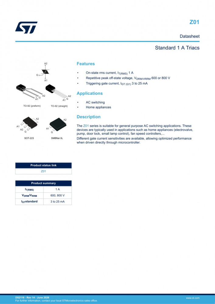 Technical document page 1