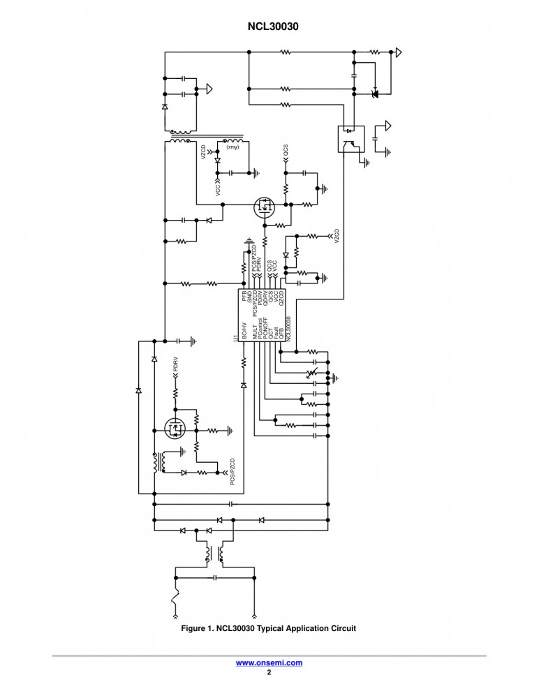 NCL30030 datasheet page 2