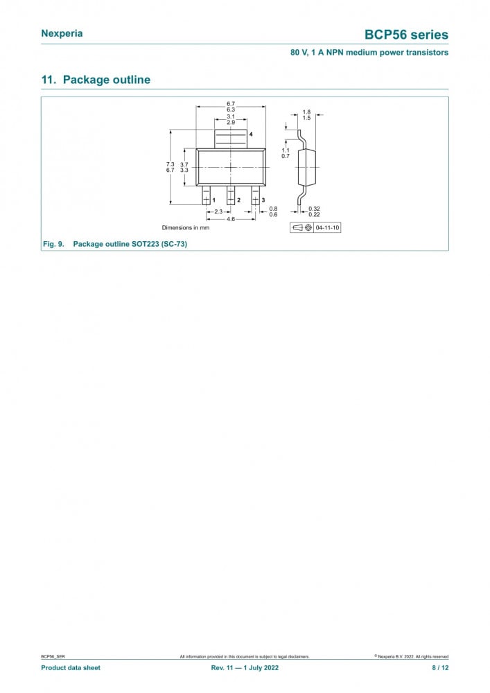 BCP56 datasheet page 8