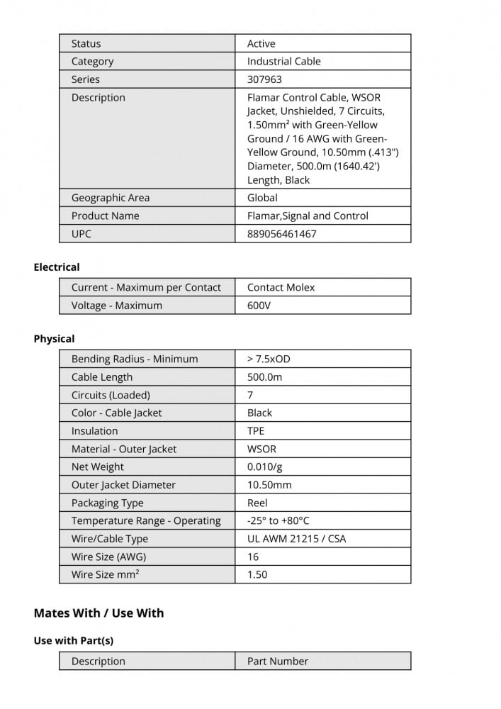 Product document preview, page 2