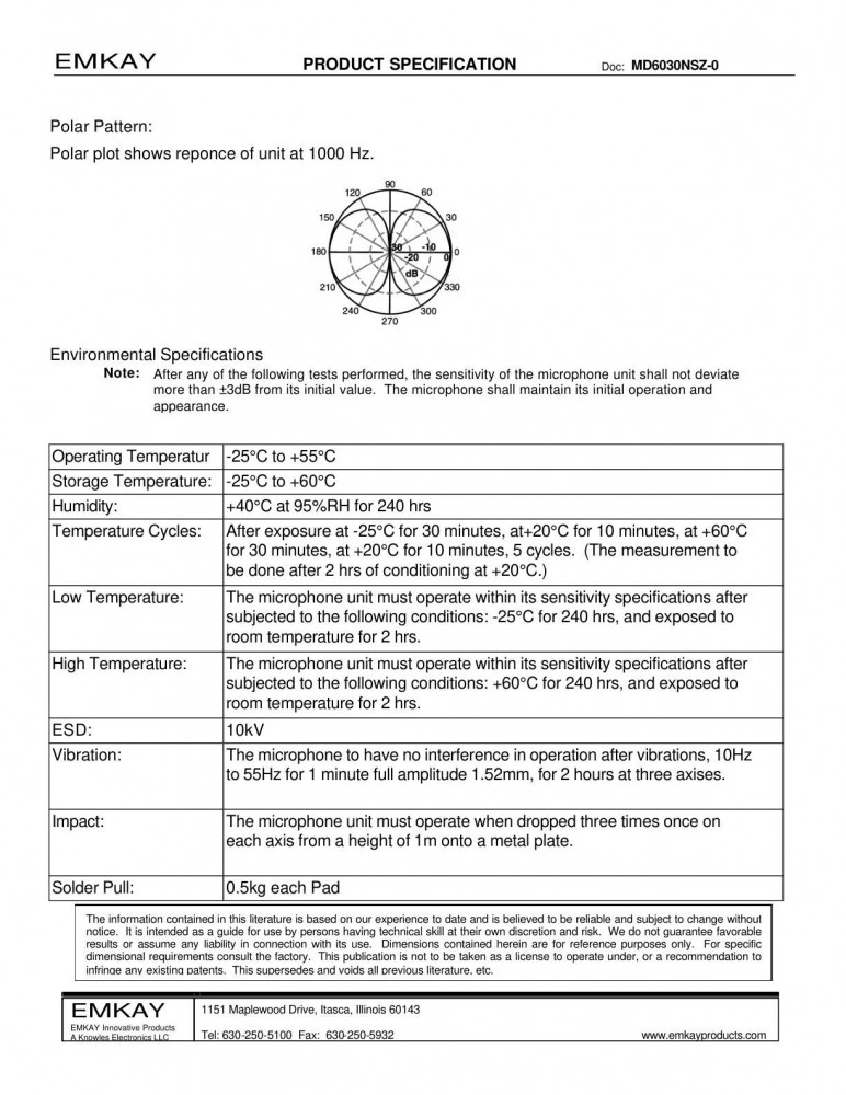 MD6030NSZ-0 technical document page 2