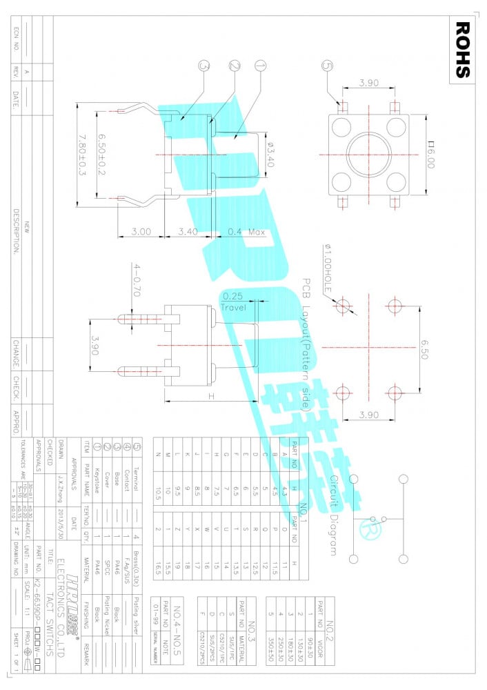 K2-6639DP-S4SW-04 technical drawing preview