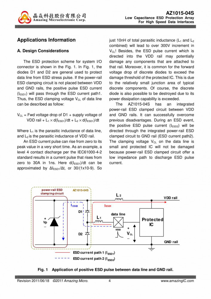AZ1015-04S datasheet page 4