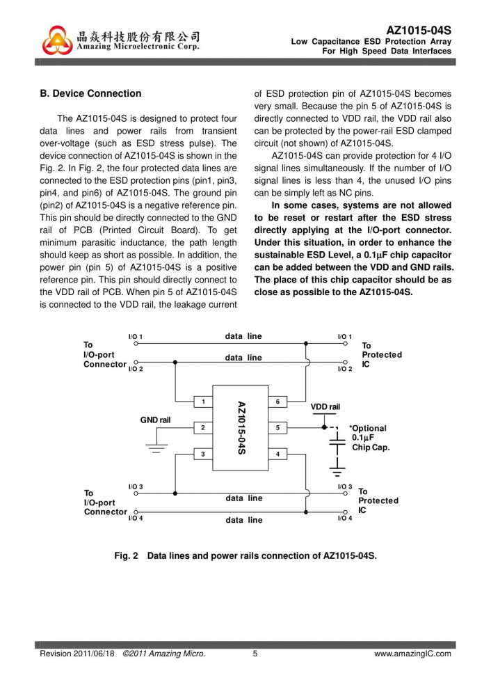 AZ1015-04S datasheet page 5