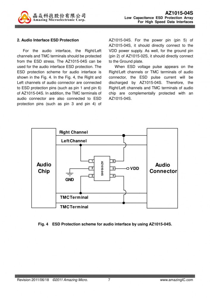 AZ1015-04S datasheet page 7
