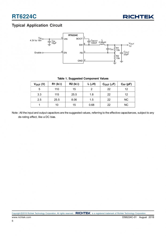 RT6224C datasheet page 6