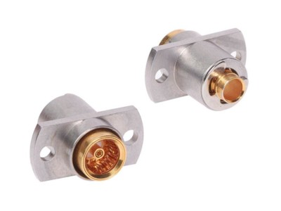 C Plug, Straight, Clamp, RG-141, RG-303 and RG-58 Cable, Brass Body, Nickel (Ni) Plated, Tray, 50 Ohms
