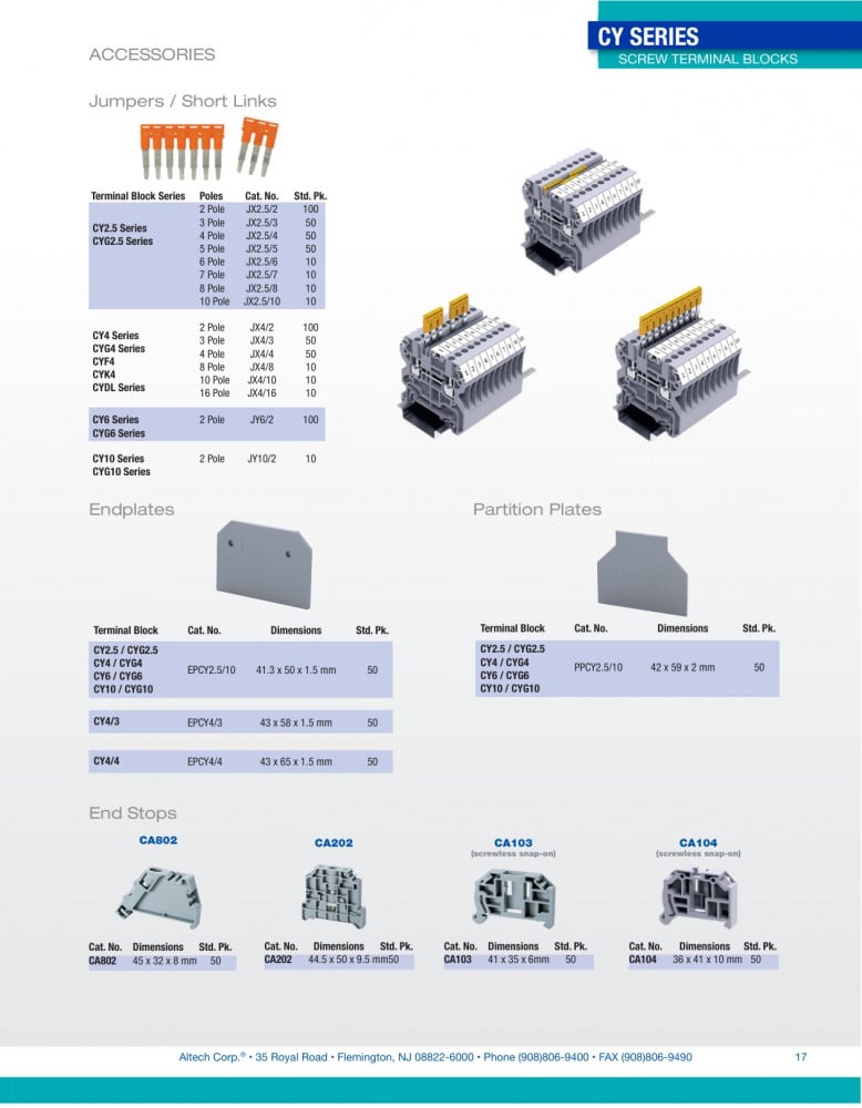 Altech accessory documentation page