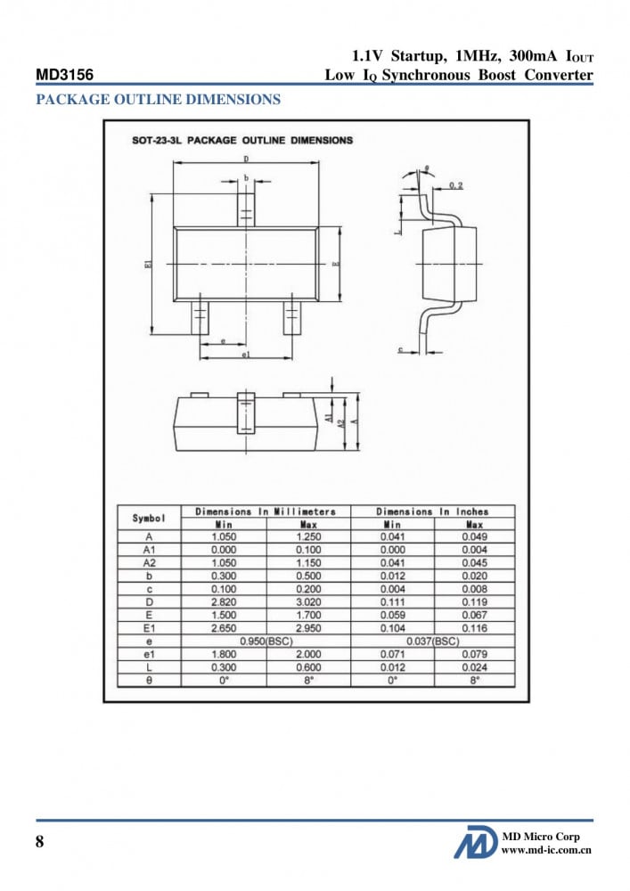 MD3156 datasheet page 8