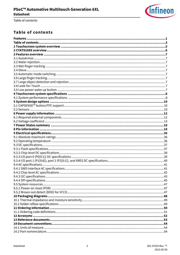 CYAT81689-100AS61Z datasheet page 3
