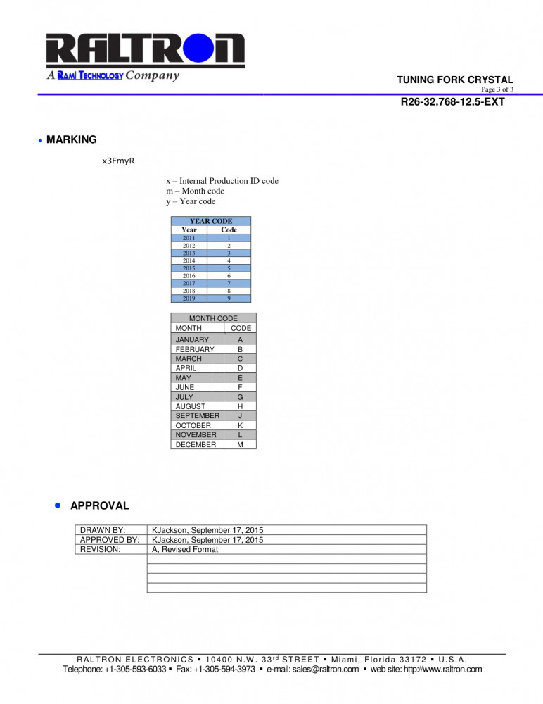 R26-32.768-12.5-EXT technical document page 3