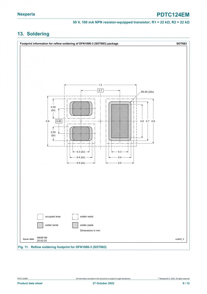PDTC124EM datasheet page 9