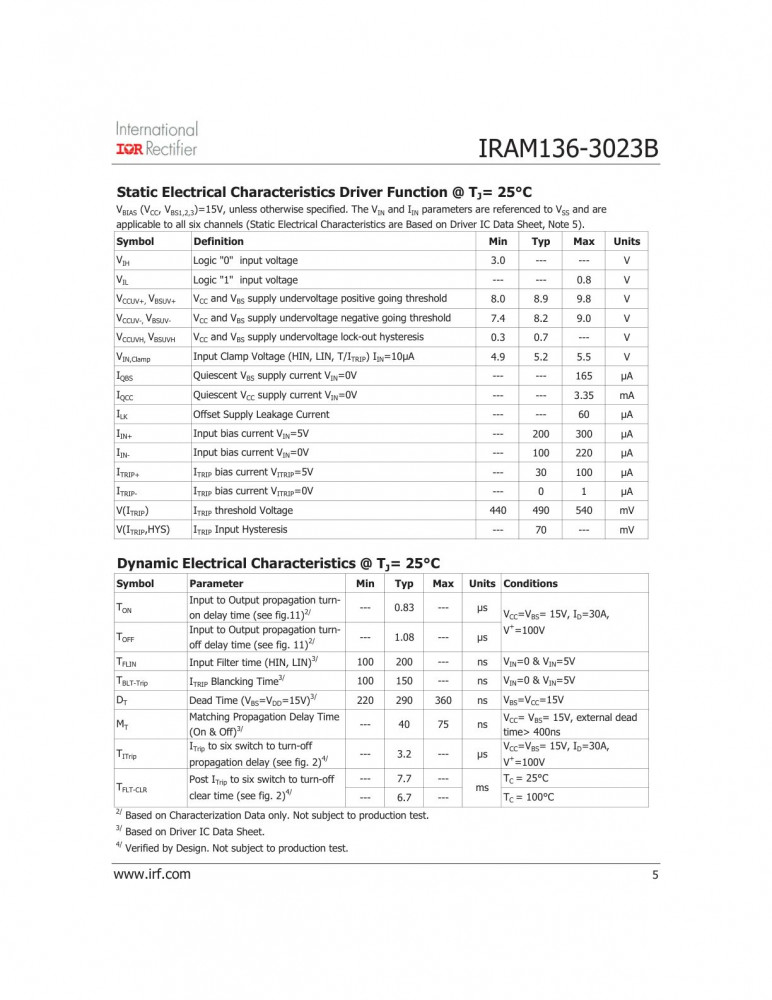 IRAM136-3023B datasheet page 5