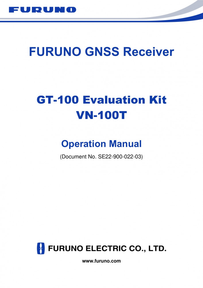 VN-100T manual page 1