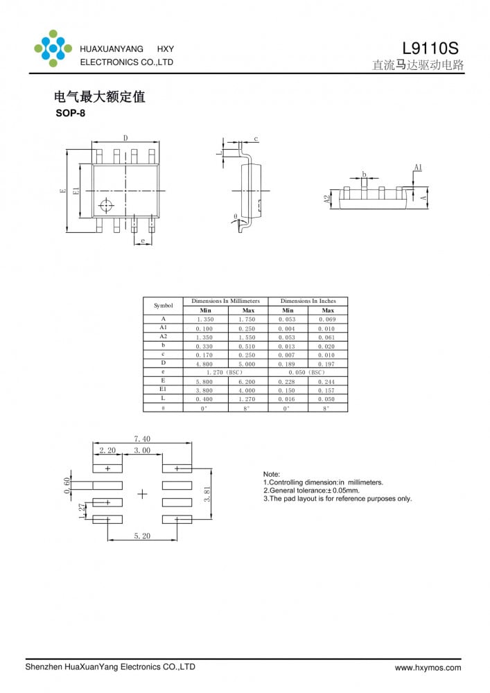 L9110S-HXY datasheet page 4