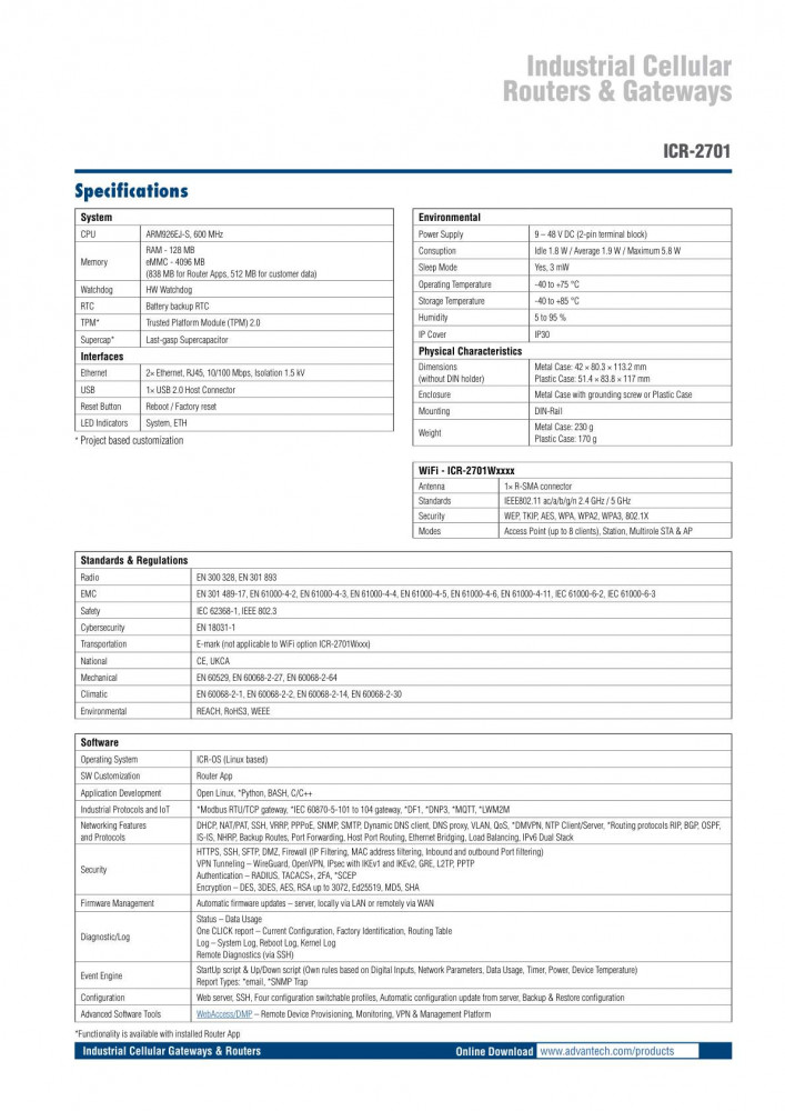 ICR-2701 technical document page 2