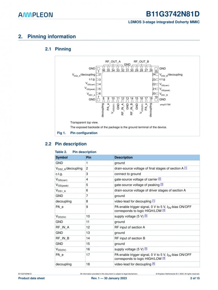 B11G3742N81DYZ datasheet page 2