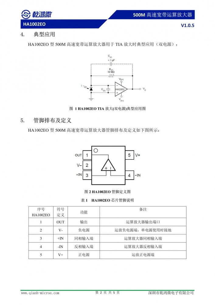 HA1002EO datasheet page 2