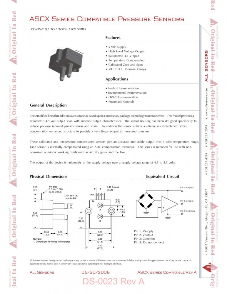 15 PSI-D-4V-ASCX datasheet page 1