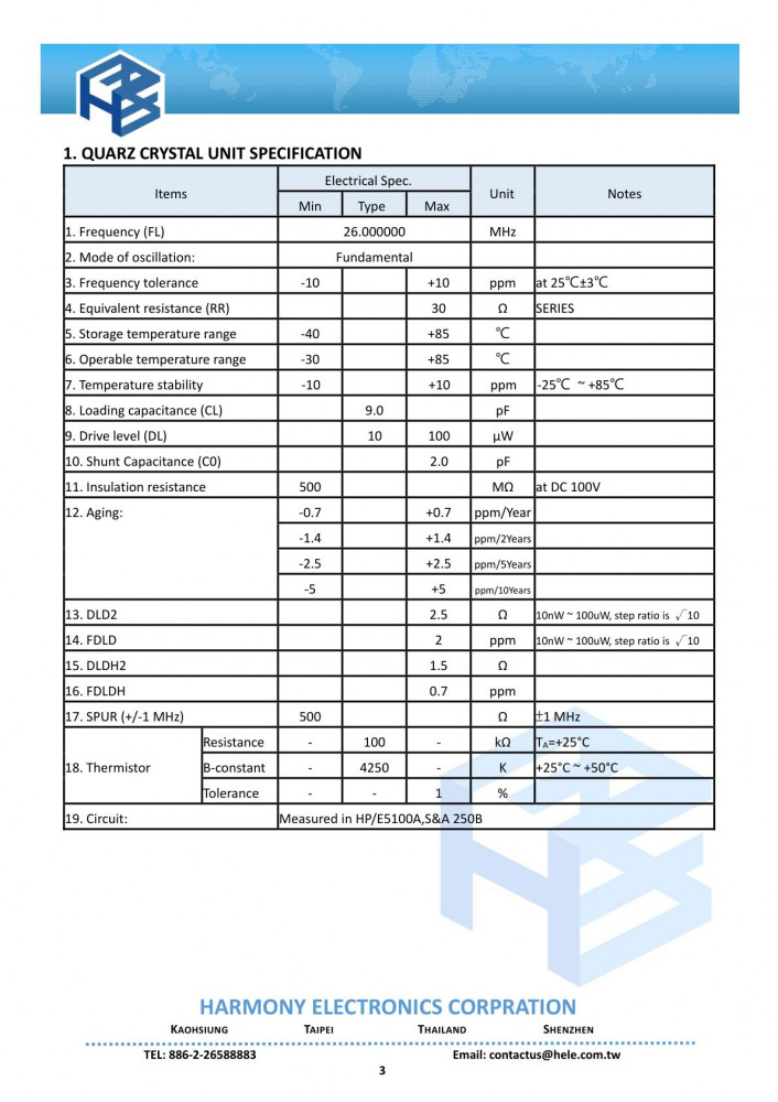 HELE X2R026000B91HZ-DEHPZ datasheet page 4