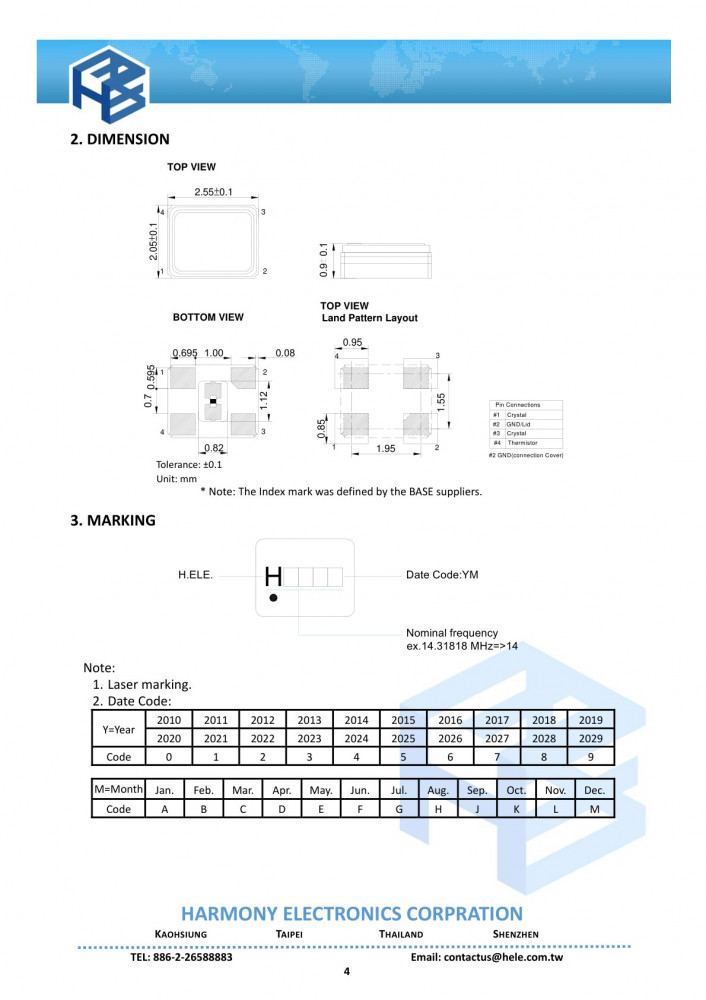 HELE X2R026000B91HZ-DEHPZ datasheet page 5